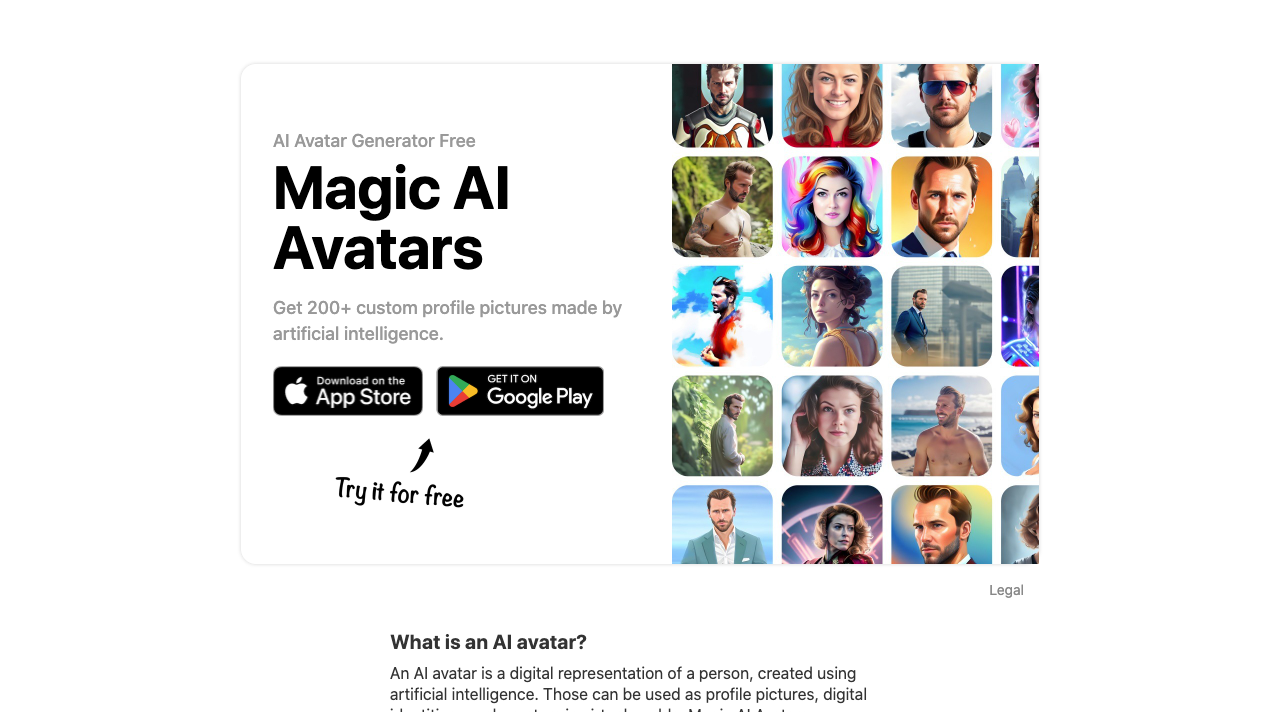 Magic AI Avatars - Best Solution